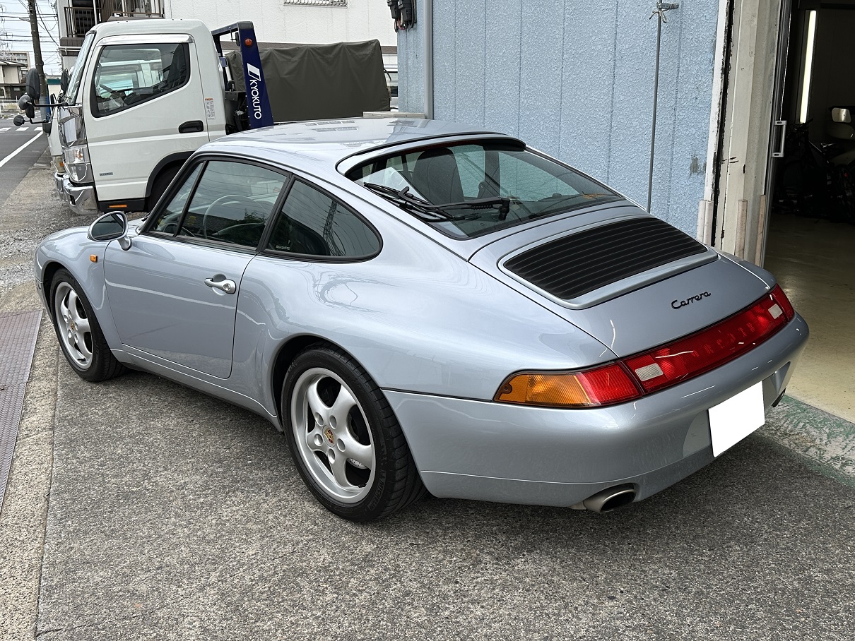 ポーラシルバーの993（6MT）の嫁ぎ先が決まりました - ガレージJ