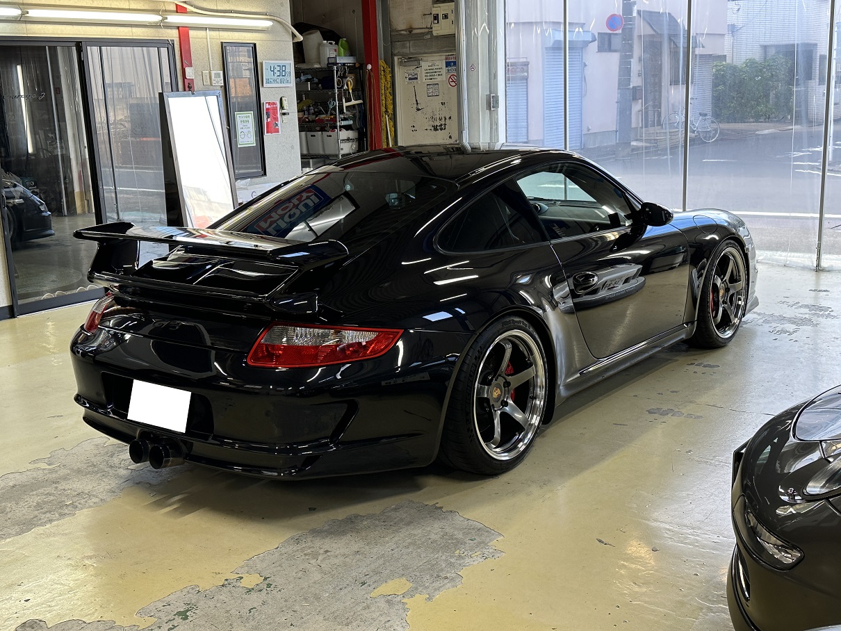 黒い997．1GT3の嫁ぎ先が決まりました - ガレージJ