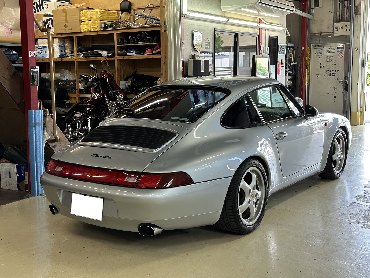 ポーラシルバーの993カレラ（6MT）の嫁ぎ先が決まりました | ガレージJ