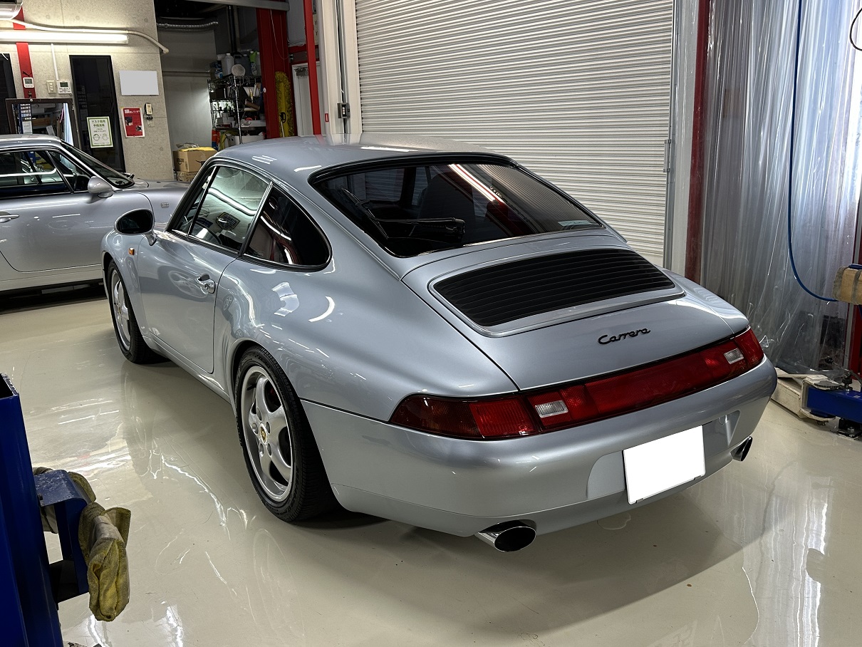 またポーラシルバーの993（6MT）がやってきました＆嫁ぎ先が決まりました - ガレージJ