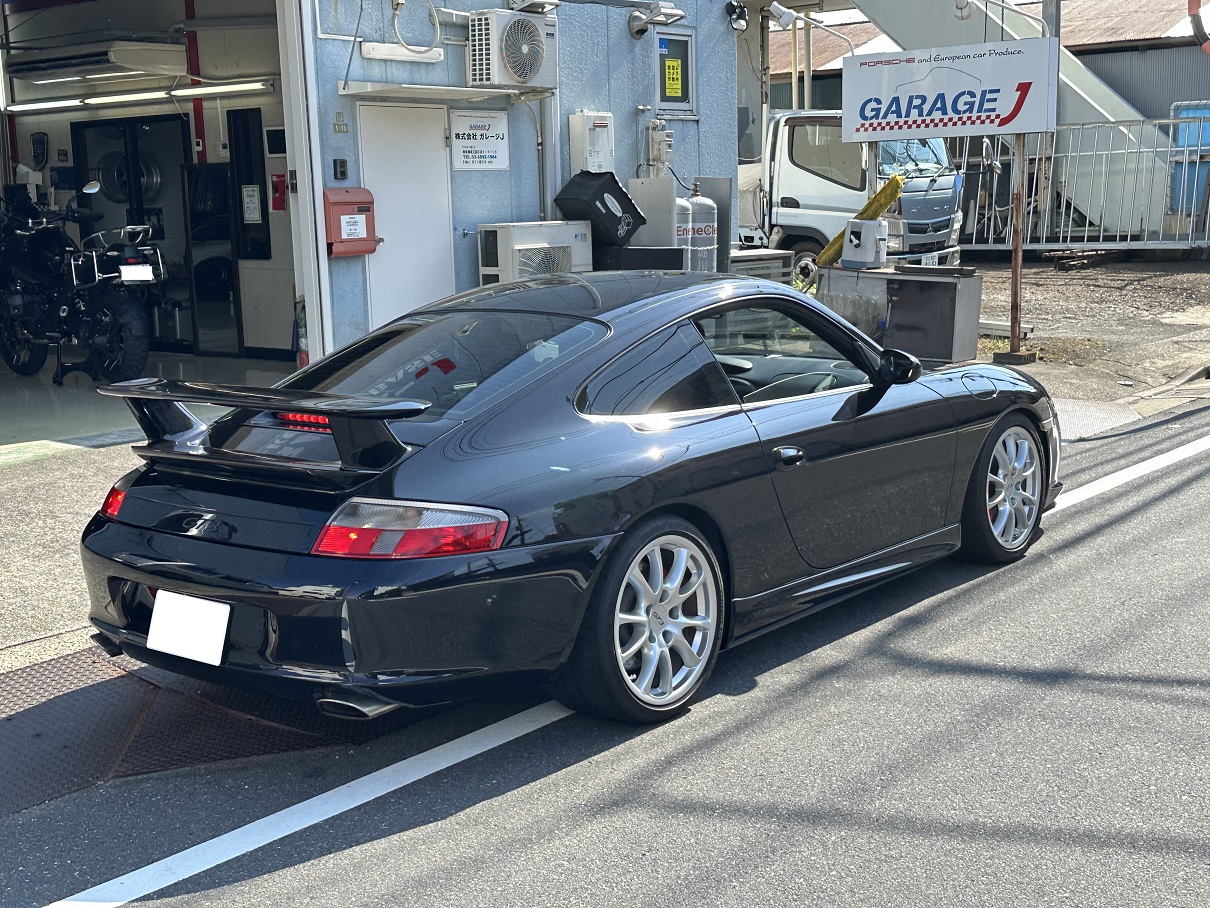 Sくんの996．2GT3の納車でした - ガレージJ