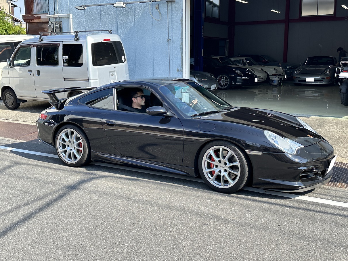 Sくんの996．2GT3の納車でした - ガレージJ